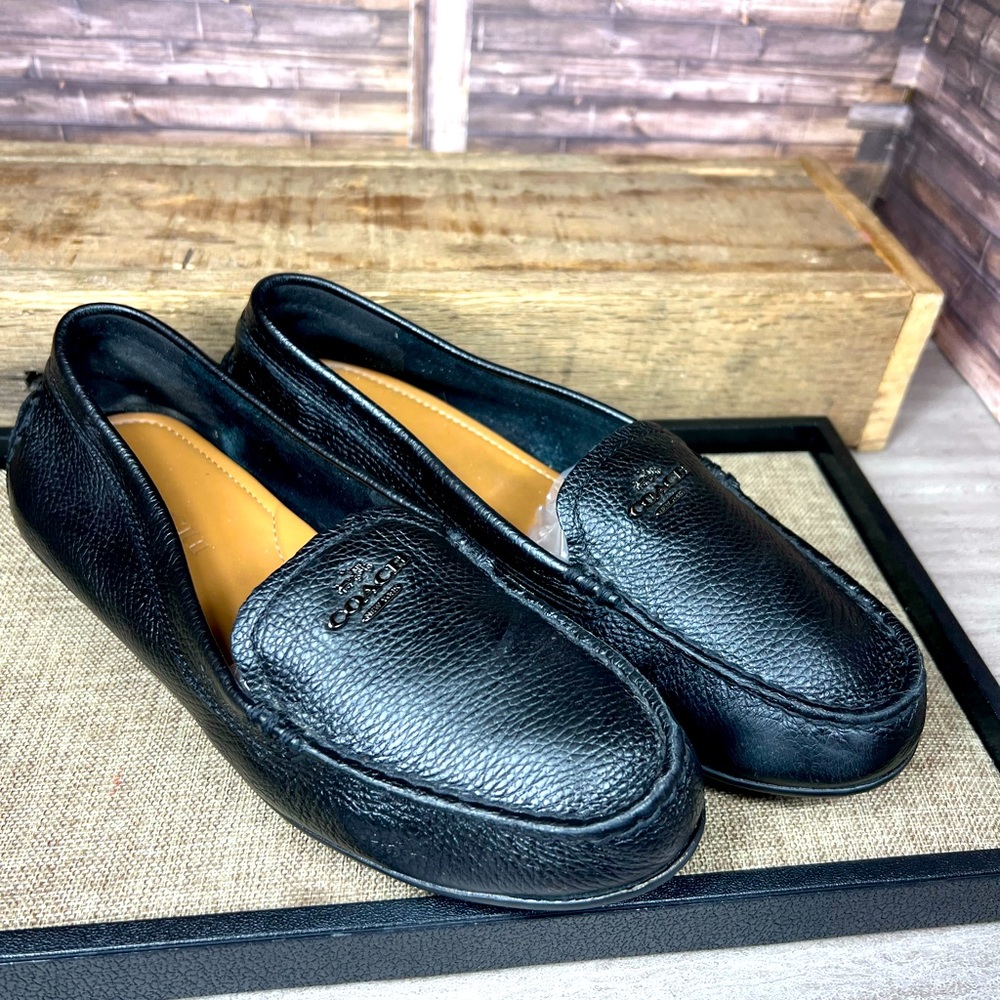 Coach Womens Mary Lock Up Moccasin Leather Loafer Sli… - Gem